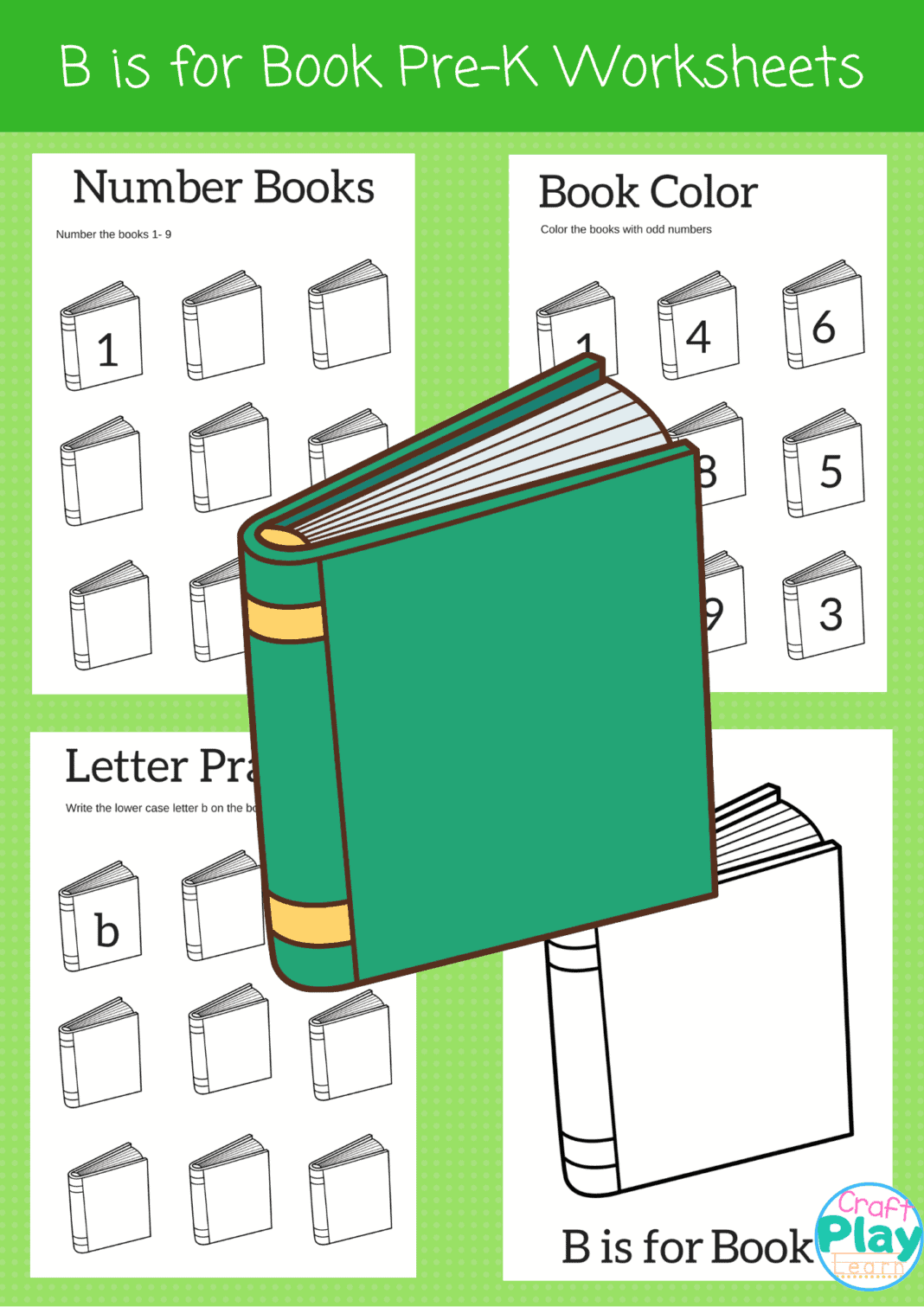 Letter B Printable Worksheets And Crafts For Kids - Craft Play Learn
