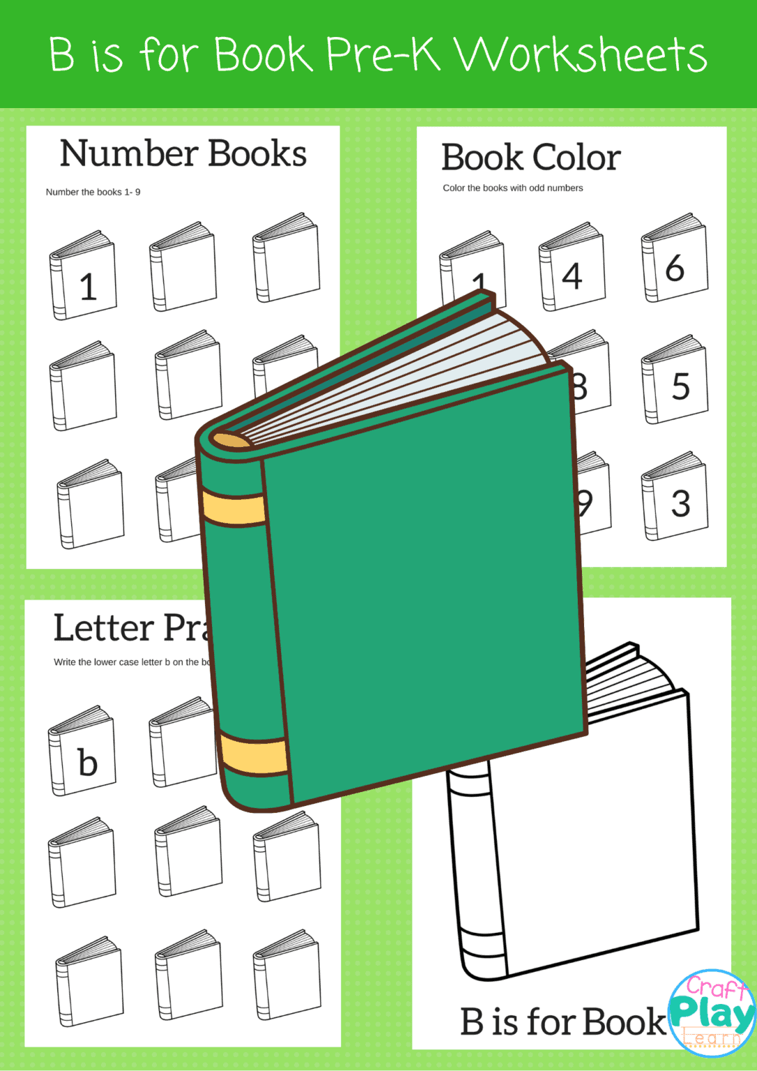 Letter B Printable Worksheets And Crafts For Kids - Craft Play Learn