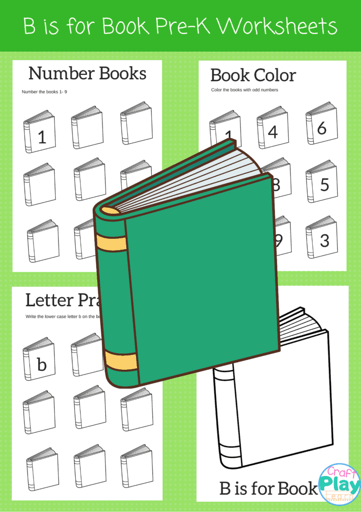 Letter B Printable Worksheets And Crafts For Kids - Craft Play Learn