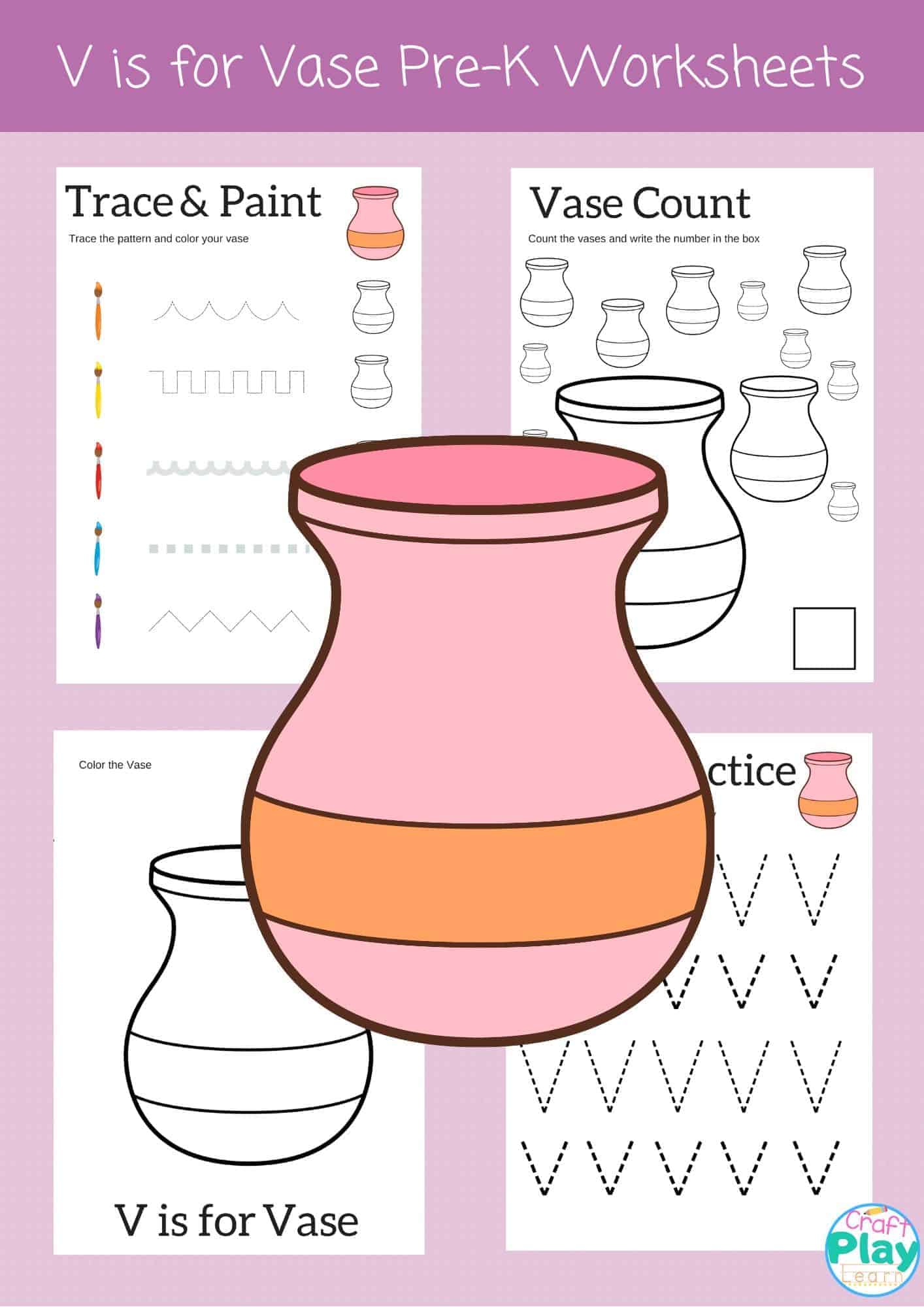 Letter V Worksheets For Preschool Kids Craft Play Learn Letter V Worksheets For Preschool Kids Craft Play Learn
