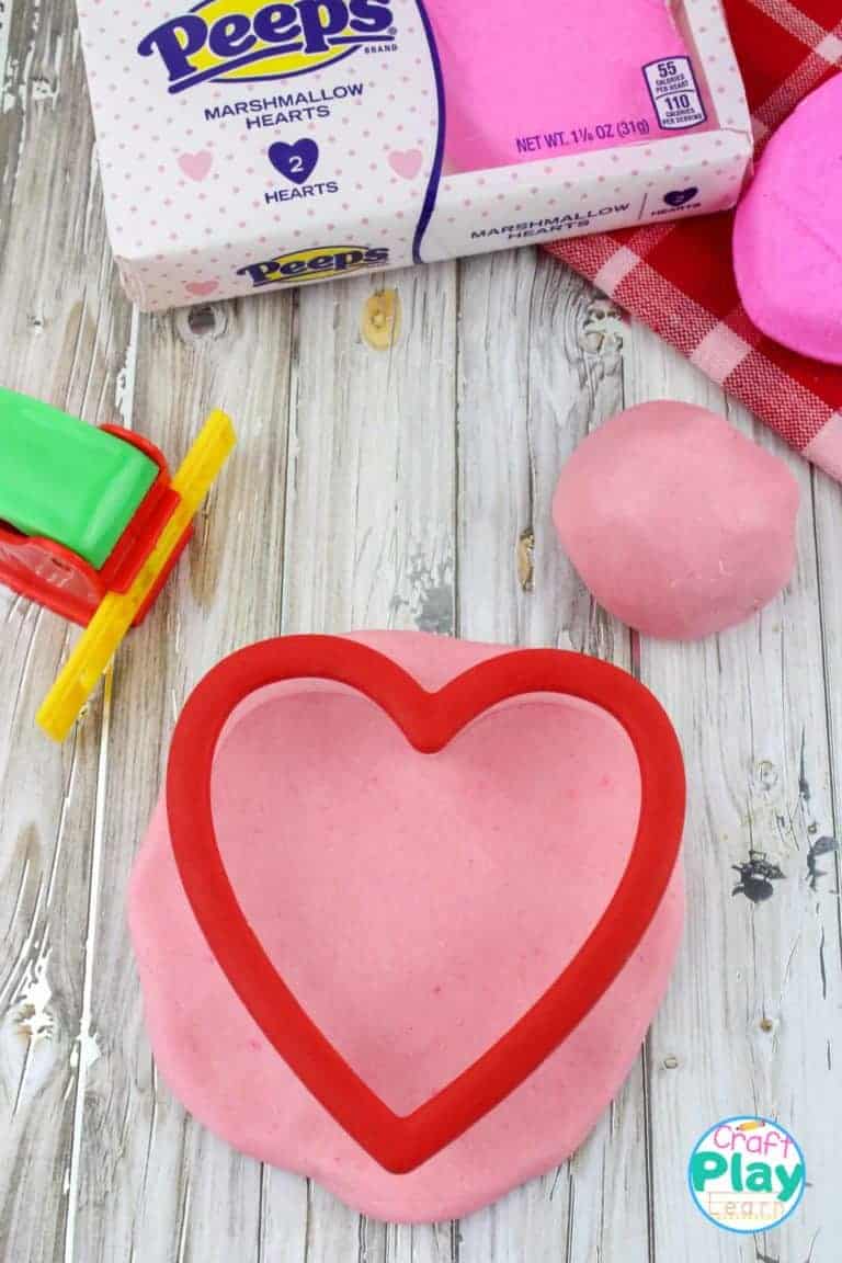 Super Easy Valentines Day Play Dough Recipe - Craft Play Learn