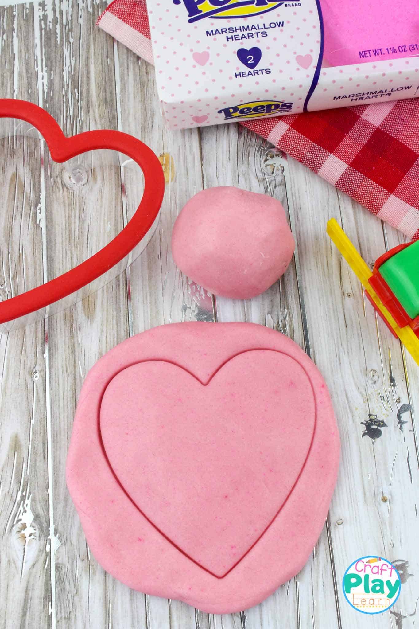 Super Easy Valentines Day Play Dough Recipe - Craft Play Learn