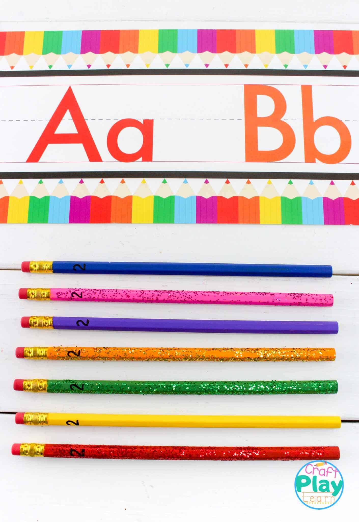 Painted Pencil Craft for Young Kids - Craft Play Learn