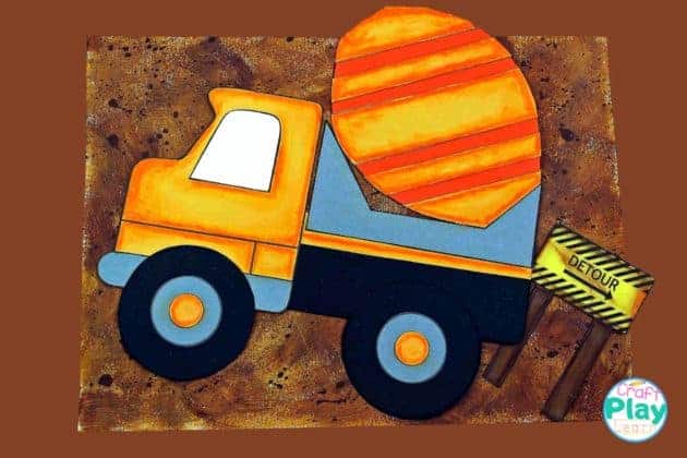 Construction Vehicles Art Projects For Kids - Craft Play Learn