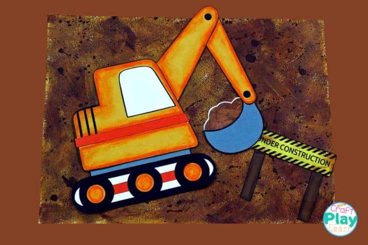 Construction Vehicles Art Projects For Kids - Craft Play Learn