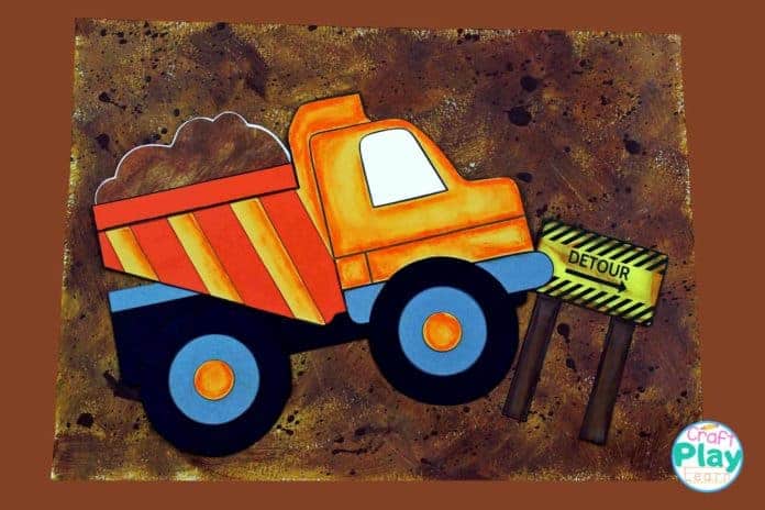 Construction Vehicles Art Projects For Kids - Craft Play Learn