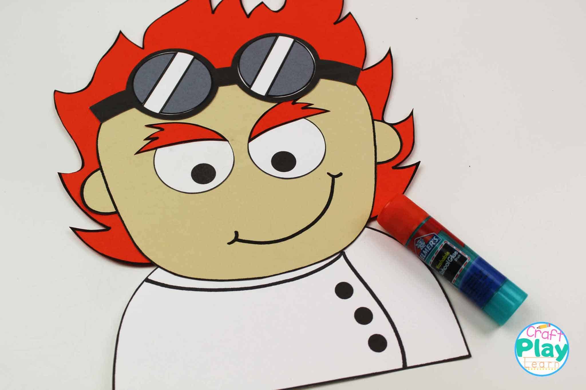 Super Fun Mad Scientist Craft With Writing Prompts - Craft Play Learn