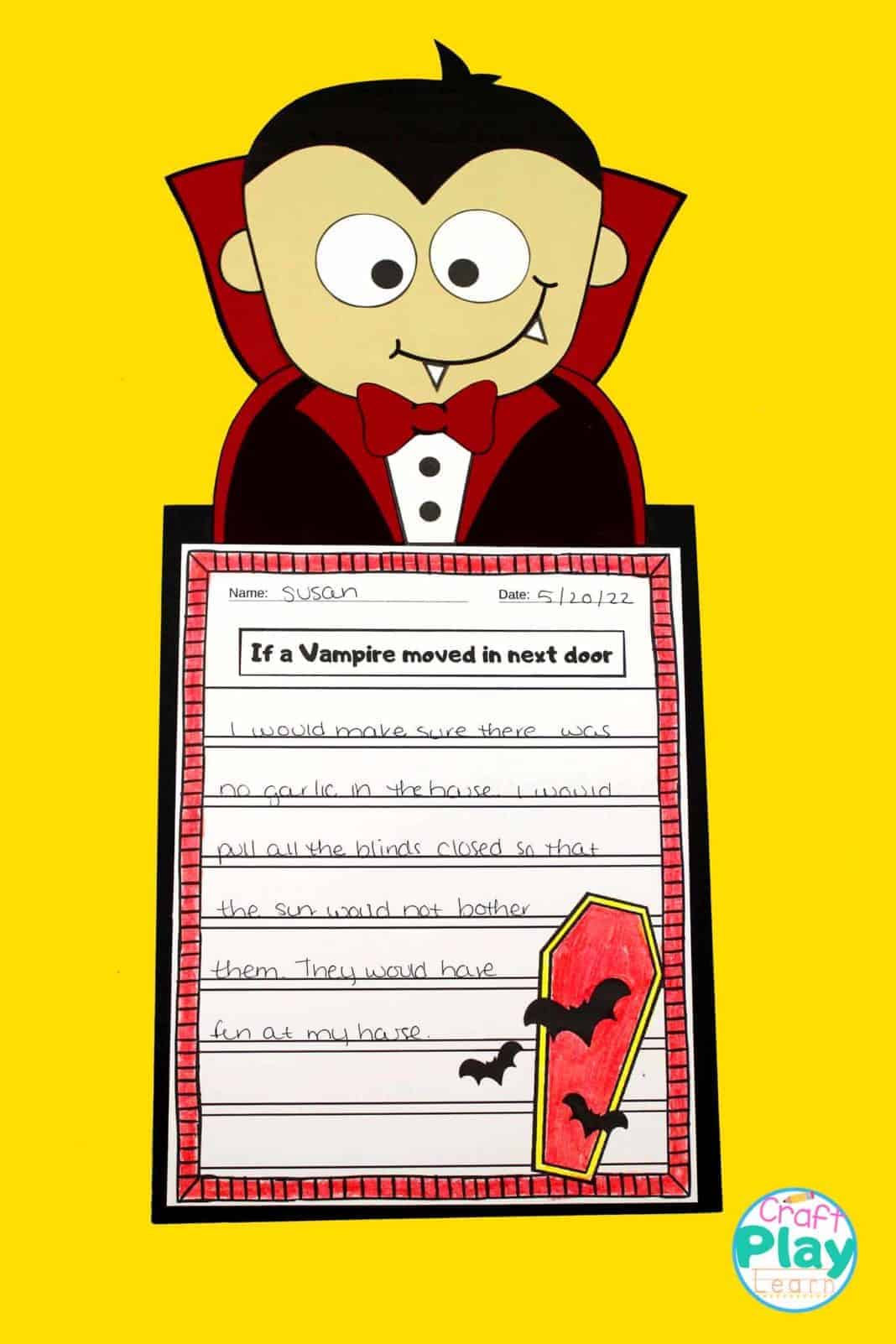 Easy Vampire Craft Idea For Kids Ideas & Tricks - Craft Play Learn