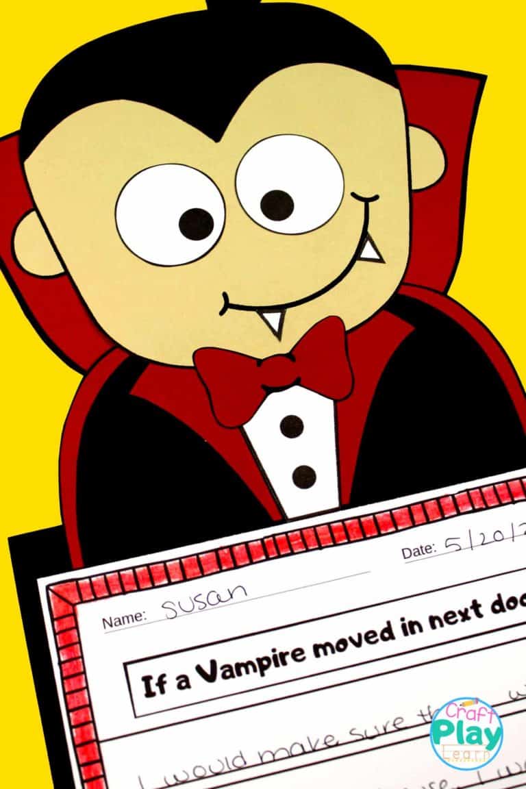 Easy Vampire Craft Idea For Kids Ideas & Tricks - Craft Play Learn