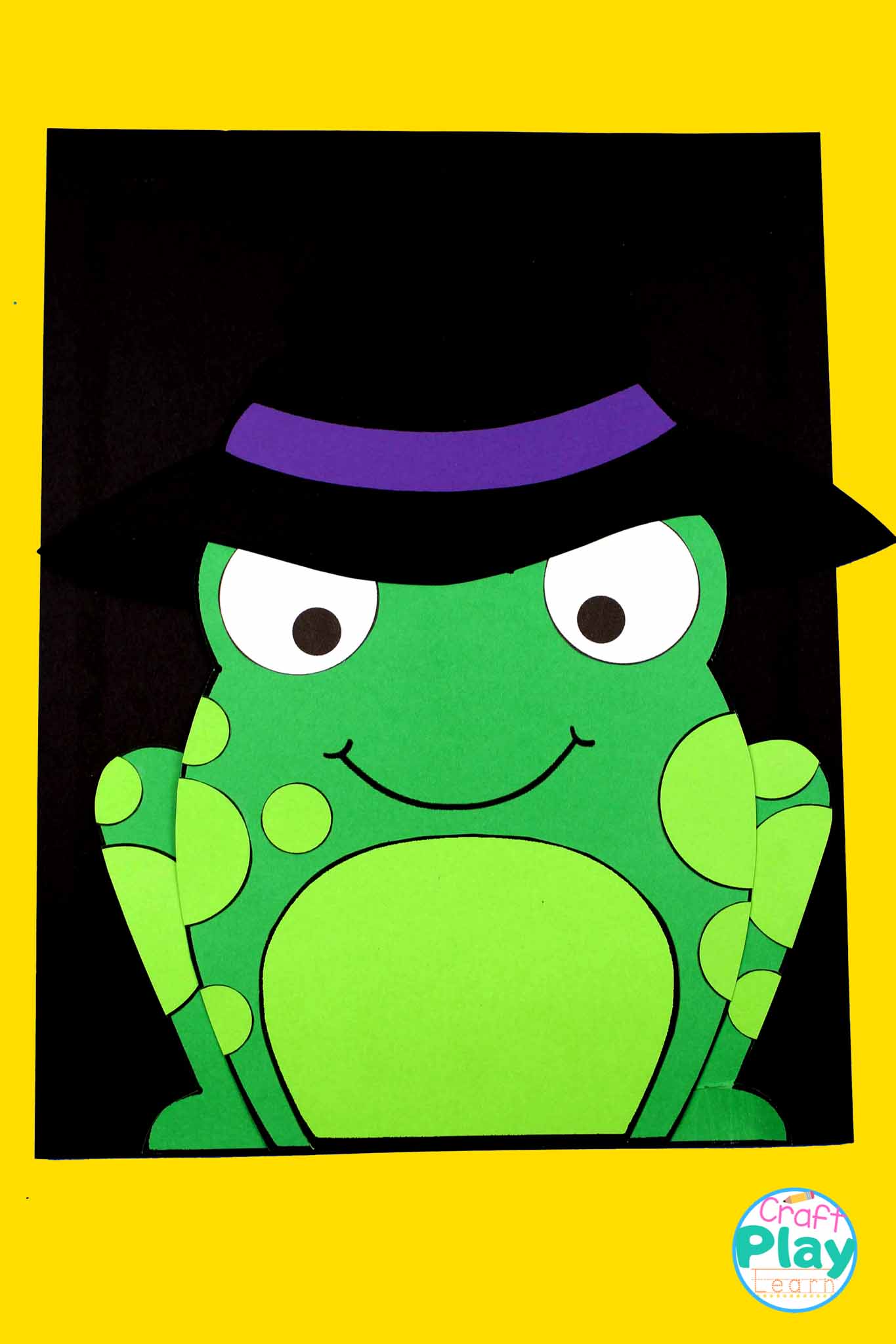 Halloween Frog Activity And Easy Kids Craft - Craft Play Learn