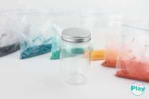 Rainbow in a Jar Art Project - Craft Play Learn
