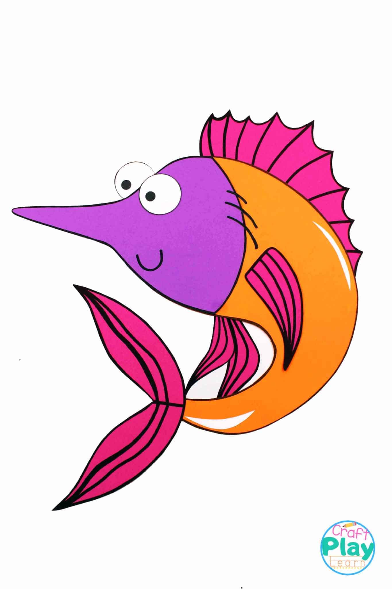 Swordfish Craft For Kids To Make - Craft Play Learn