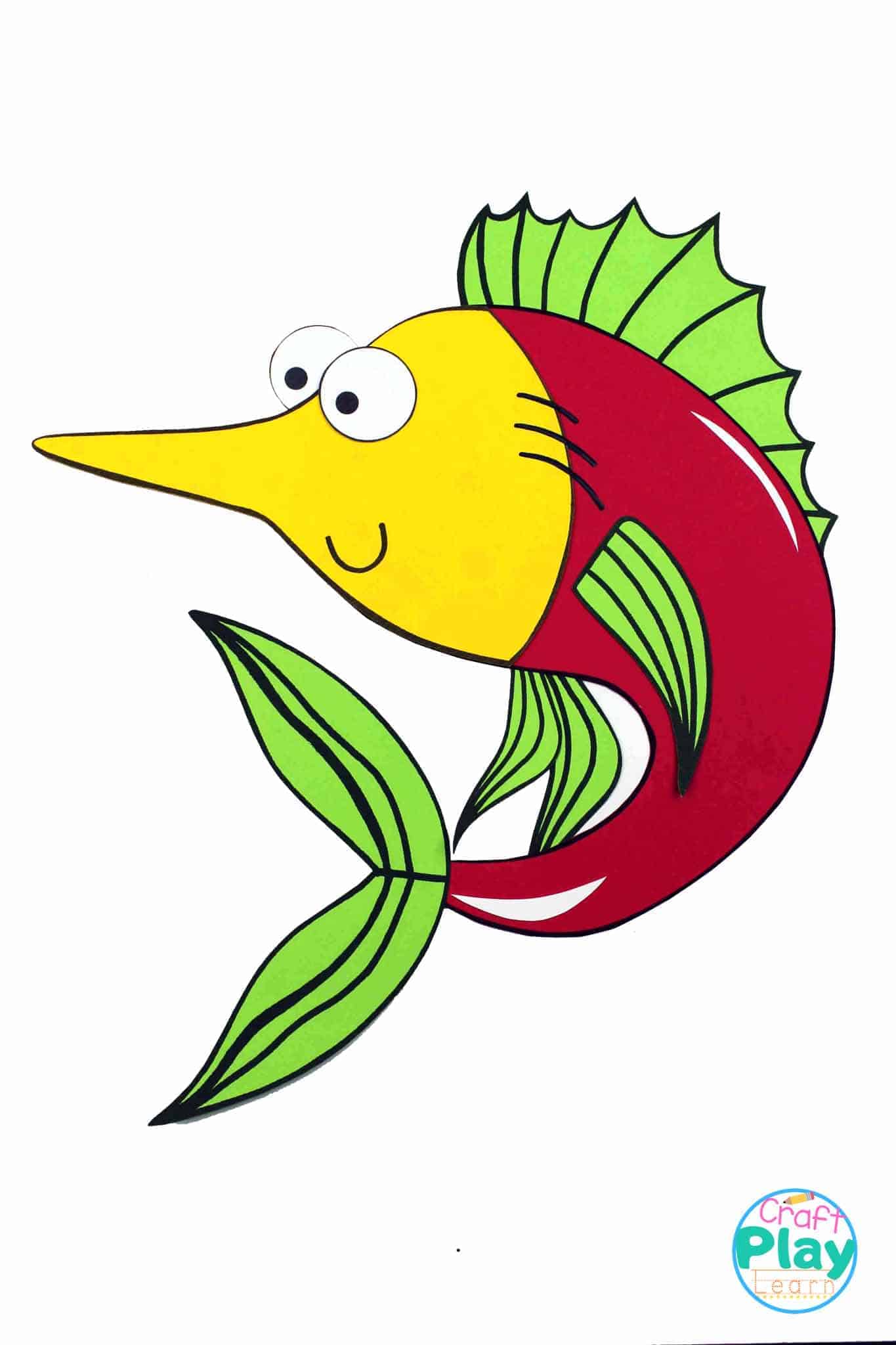 Swordfish Craft For Kids To Make - Craft Play Learn