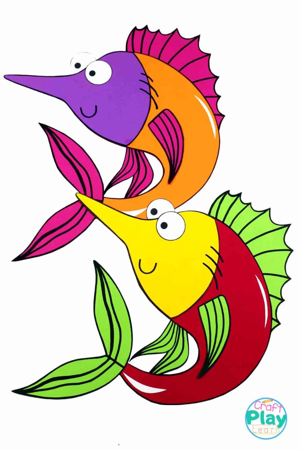 Swordfish Craft For Kids To Make - Craft Play Learn