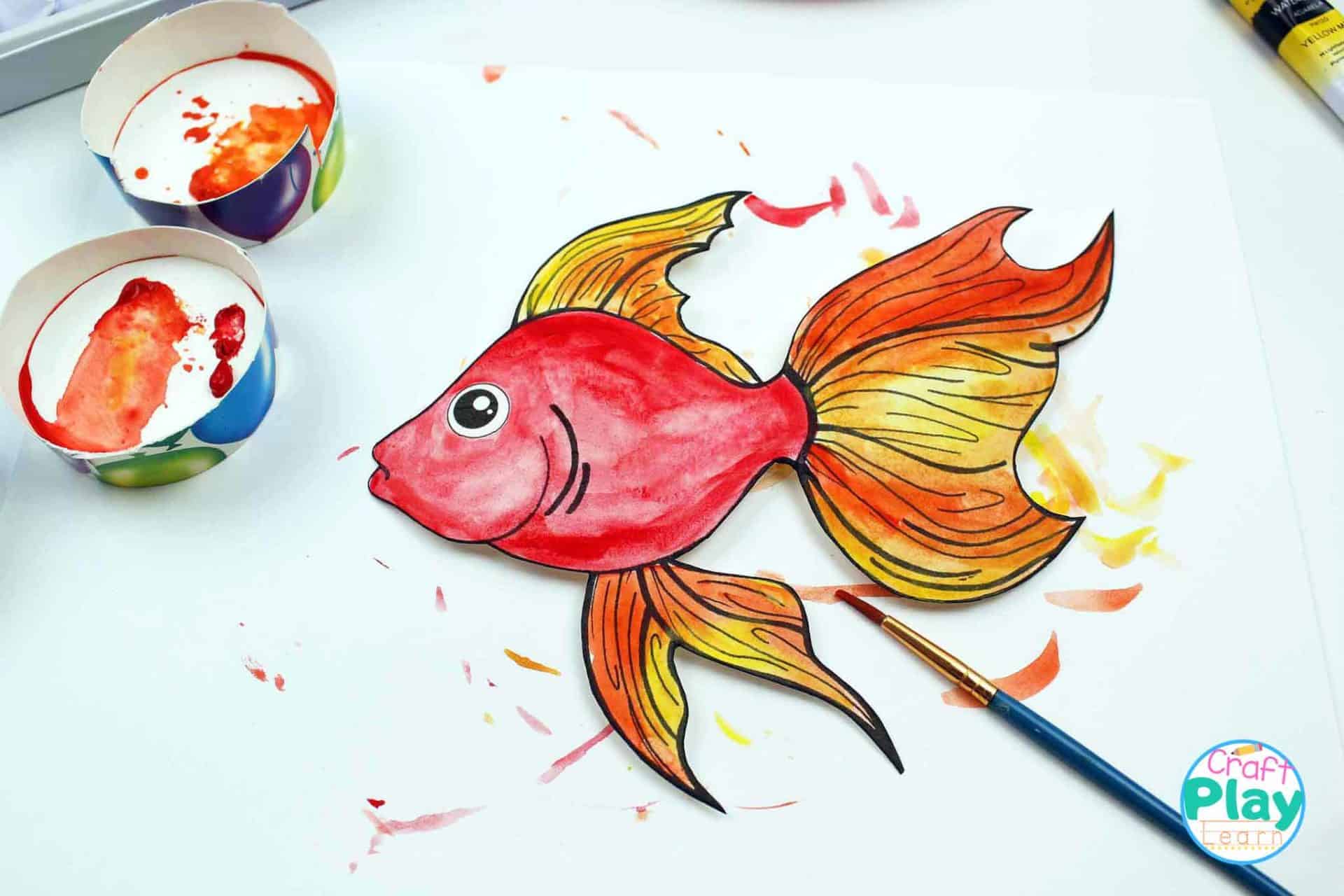 Fish Art And Craft Project For Kids - Craft Play Learn