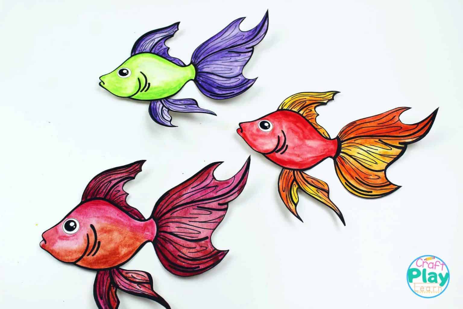 Fish Art And Craft Project For Kids - Craft Play Learn