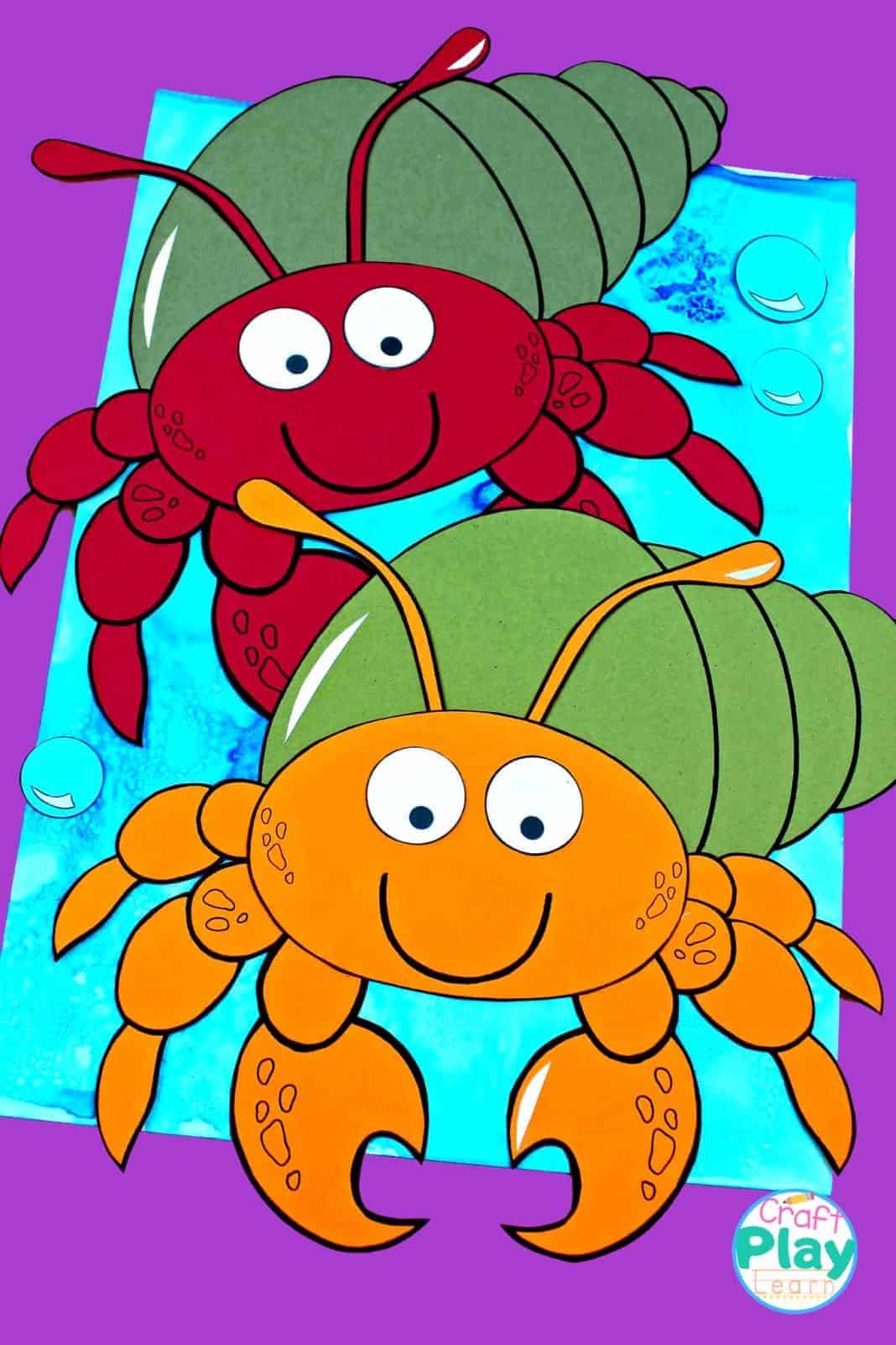 Hermit Crab Craft Idea For Kids Craft - Craft Play Learn