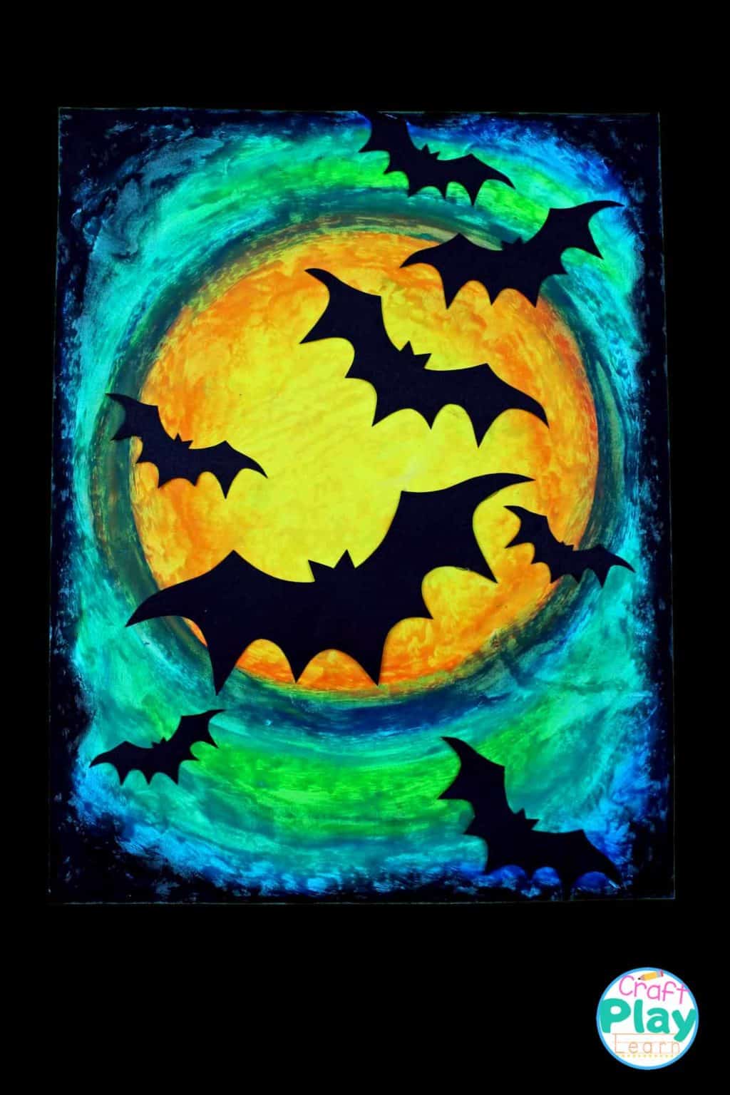 Halloween Bat Art Project For Kids - Craft Play Learn