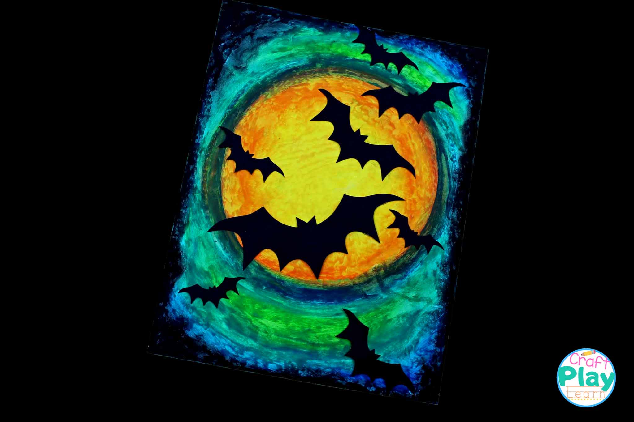 Halloween Bat Art Project For Kids - Craft Play Learn