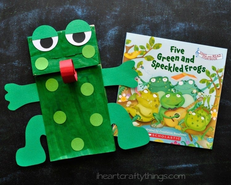 How To Make A Paper Frog Puppet
