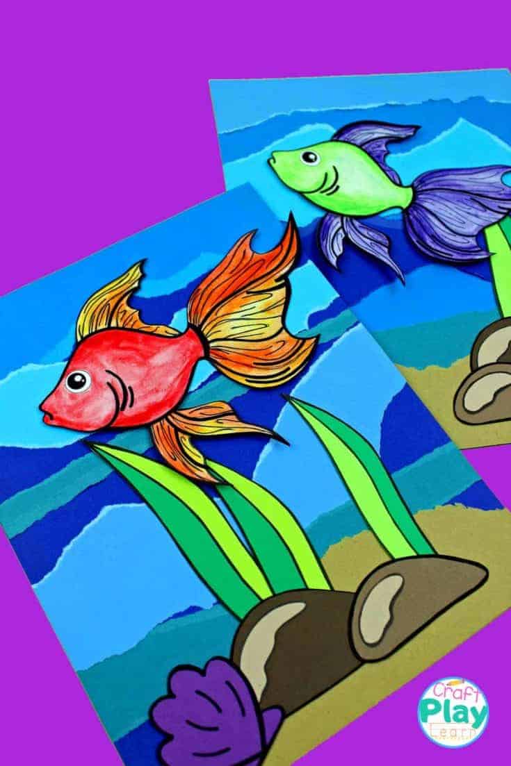 Fish Art And Craft Project For Kids - Craft Play Learn