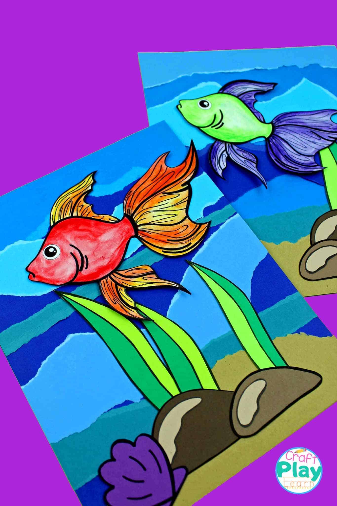 Fish Art And Craft Project For Kids - Craft Play Learn