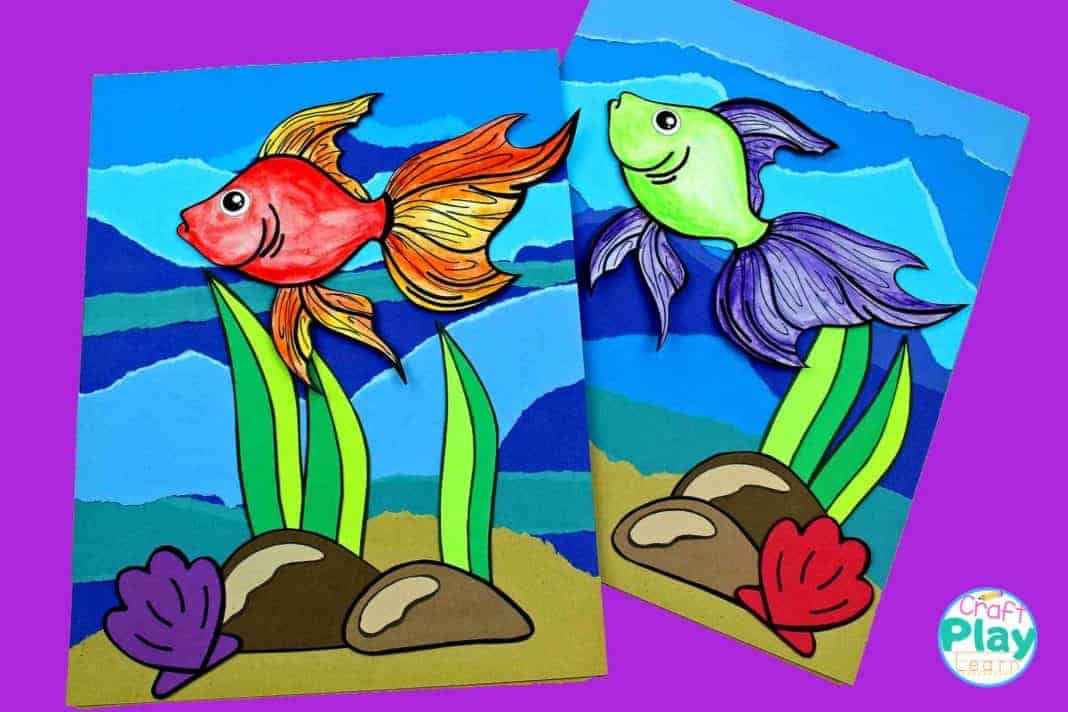 Fish Art And Craft Project For Kids - Craft Play Learn