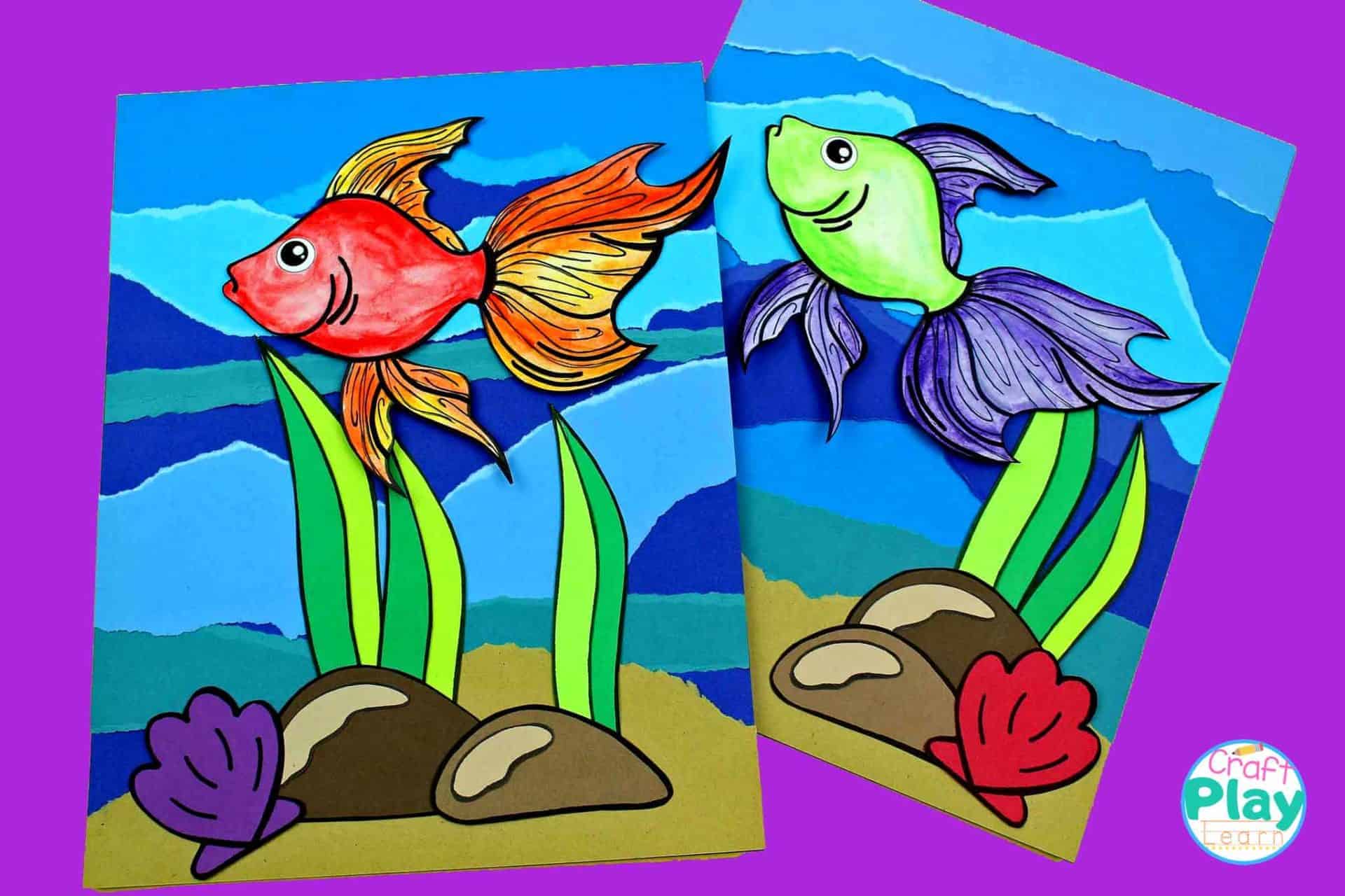 Fish Art And Craft Project For Kids - Craft Play Learn