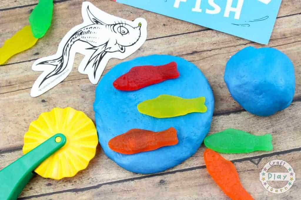 One Fish Two Fish Dr Seuss Playdough Recipe - Craft Play Learn
