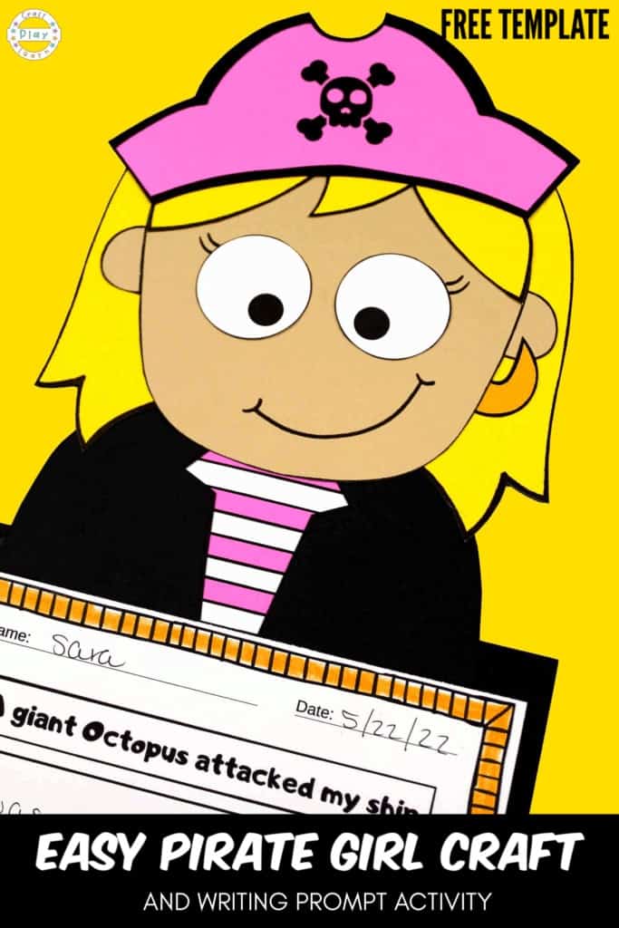 Female Pirate Craft And Printable Activity - Craft Play Learn