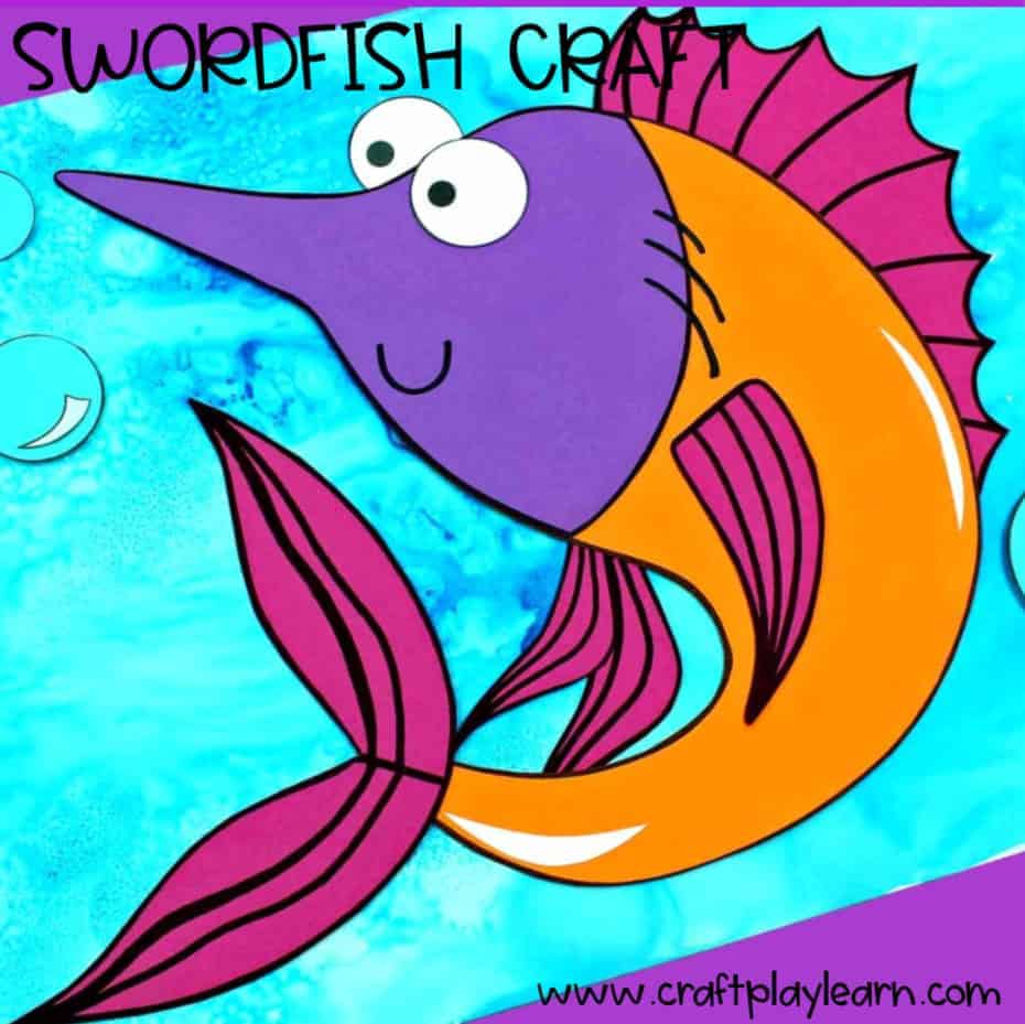 Swordfish Craft For Kids To Make - Craft Play Learn