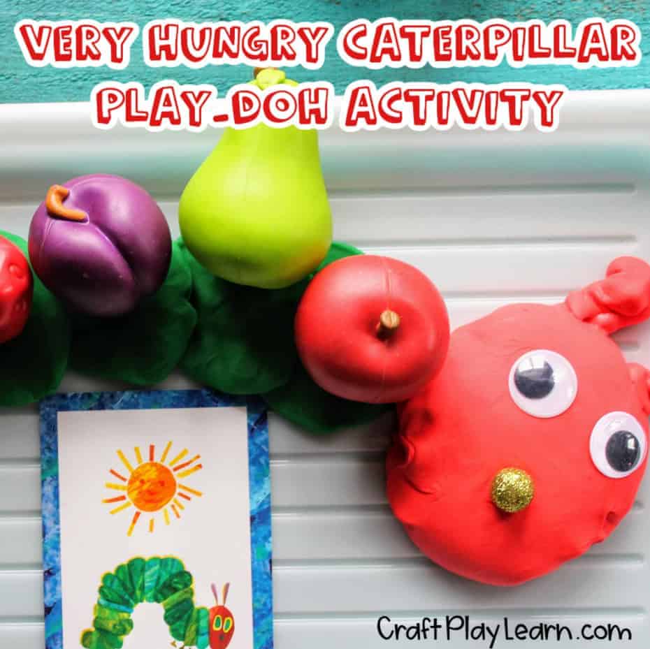 The Very Hungry Caterpillar Play Dough Activity - Craft Play Learn