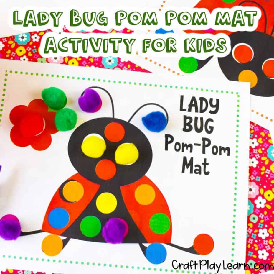 Color Sorting Ladybug Activity For Kids - Craft Play Learn