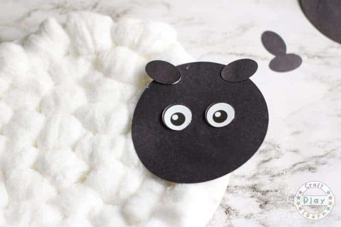 Cotton Ball Sheep Craft For Kids - Craft Play Learn