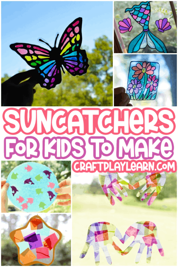 DIY Suncatcher Craft Ideas For Kids - Craft Play Learn