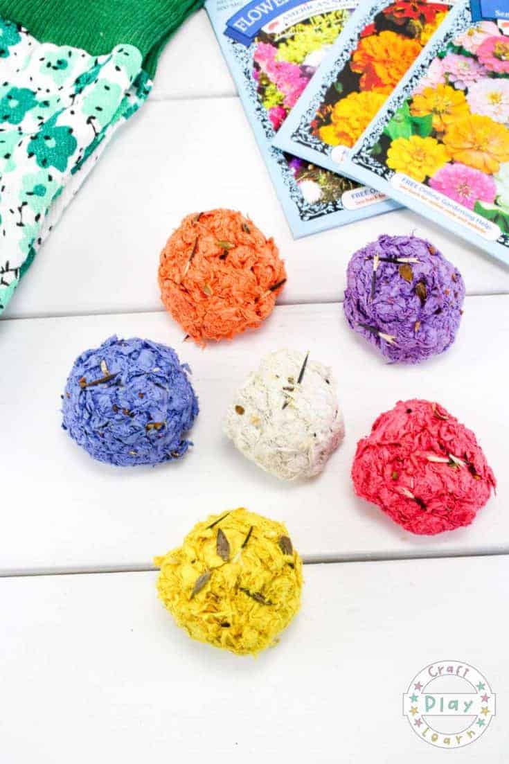 How To Make Seed Bombs - Craft Play Learn