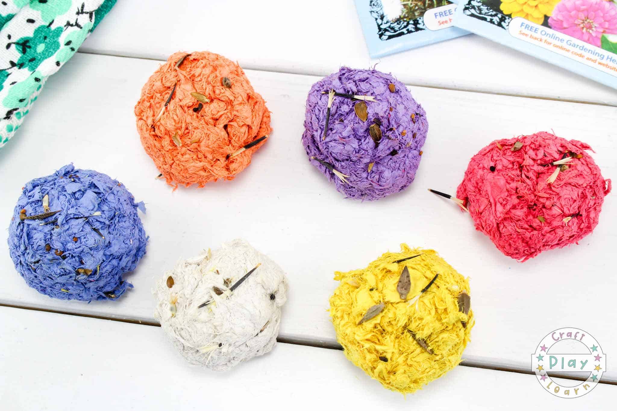 How To Make Seed Bombs - Craft Play Learn