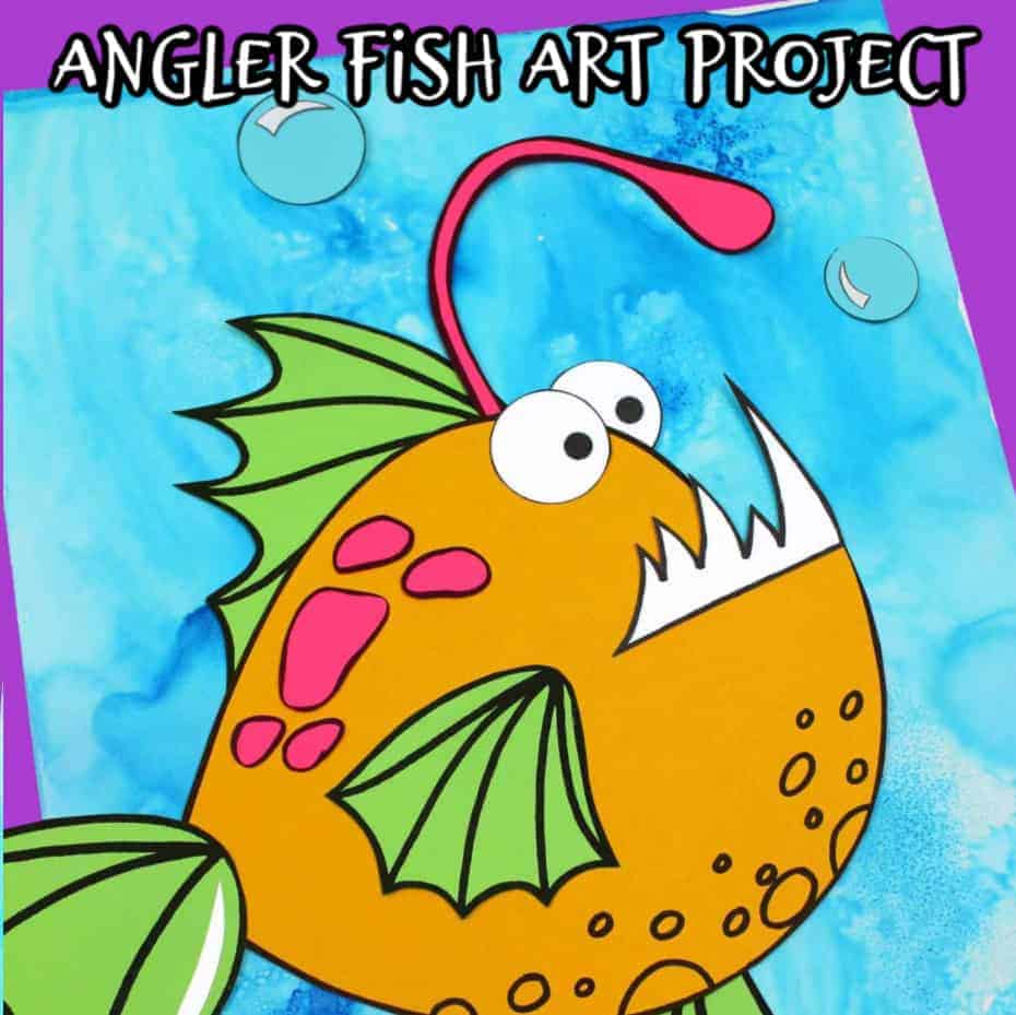 Angler Fish Craft Project For Kids - Craft Play Learn