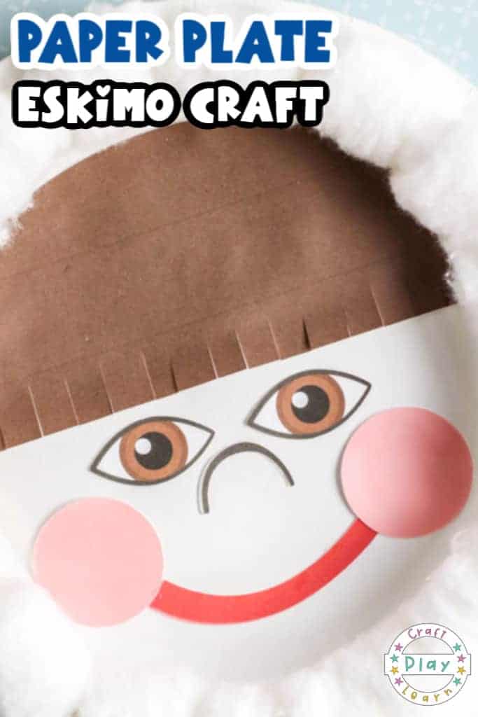 Paper Plate Eskimo Craft For Kids - Craft Play Learn