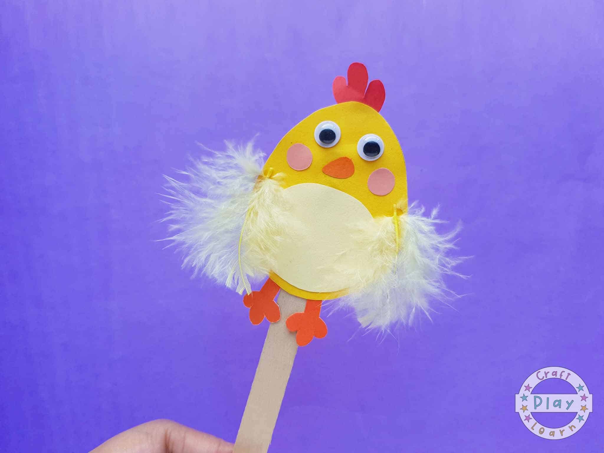 Easter Chick Paper Craft - Craft Play Learn