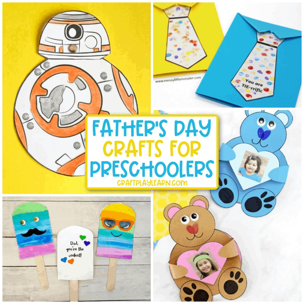 Fathers Day Crafts For Preschoolers - Craft Play Learn