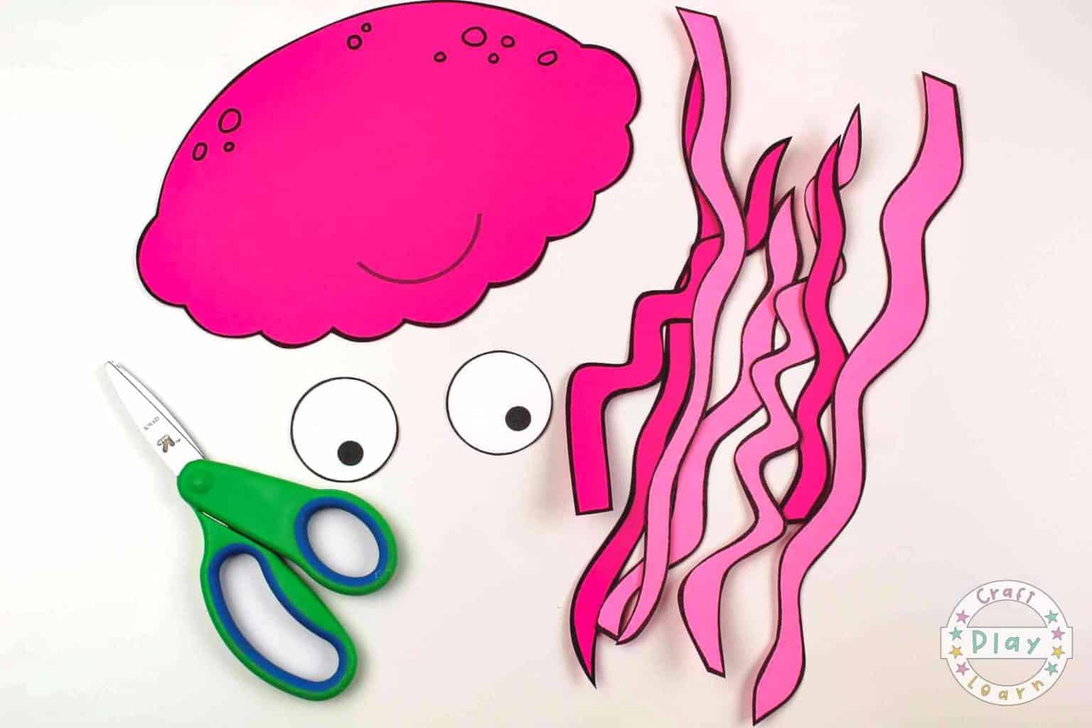 Jellyfish Art Project For Preschool Kids - Craft Play Learn By The ...