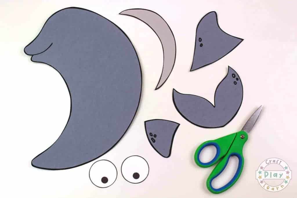Cute Dolphin Art Project For Kids - Craft Play Learn
