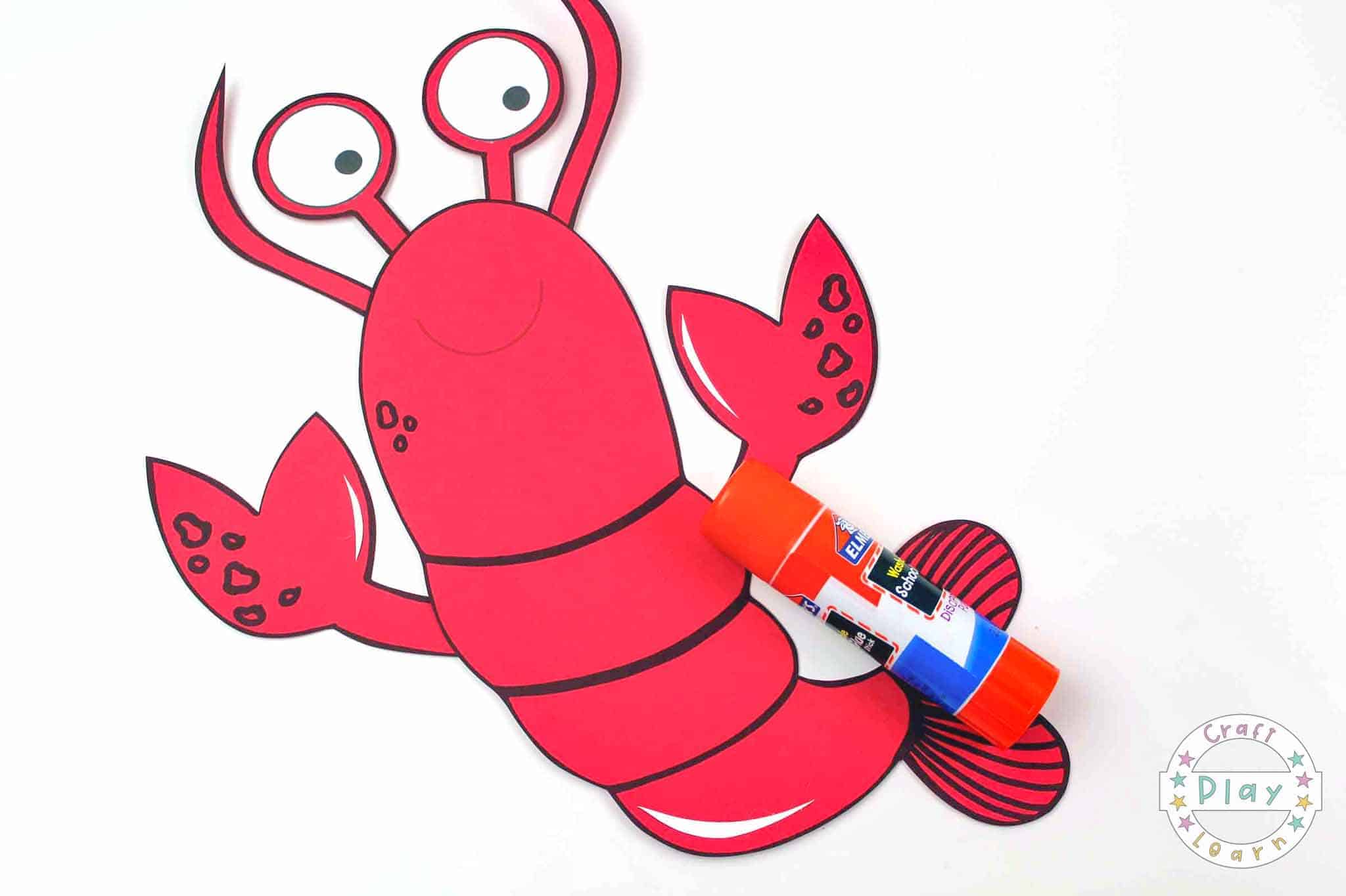 DIY Lobster Craft Kids Will Love - Craft Play Learn
