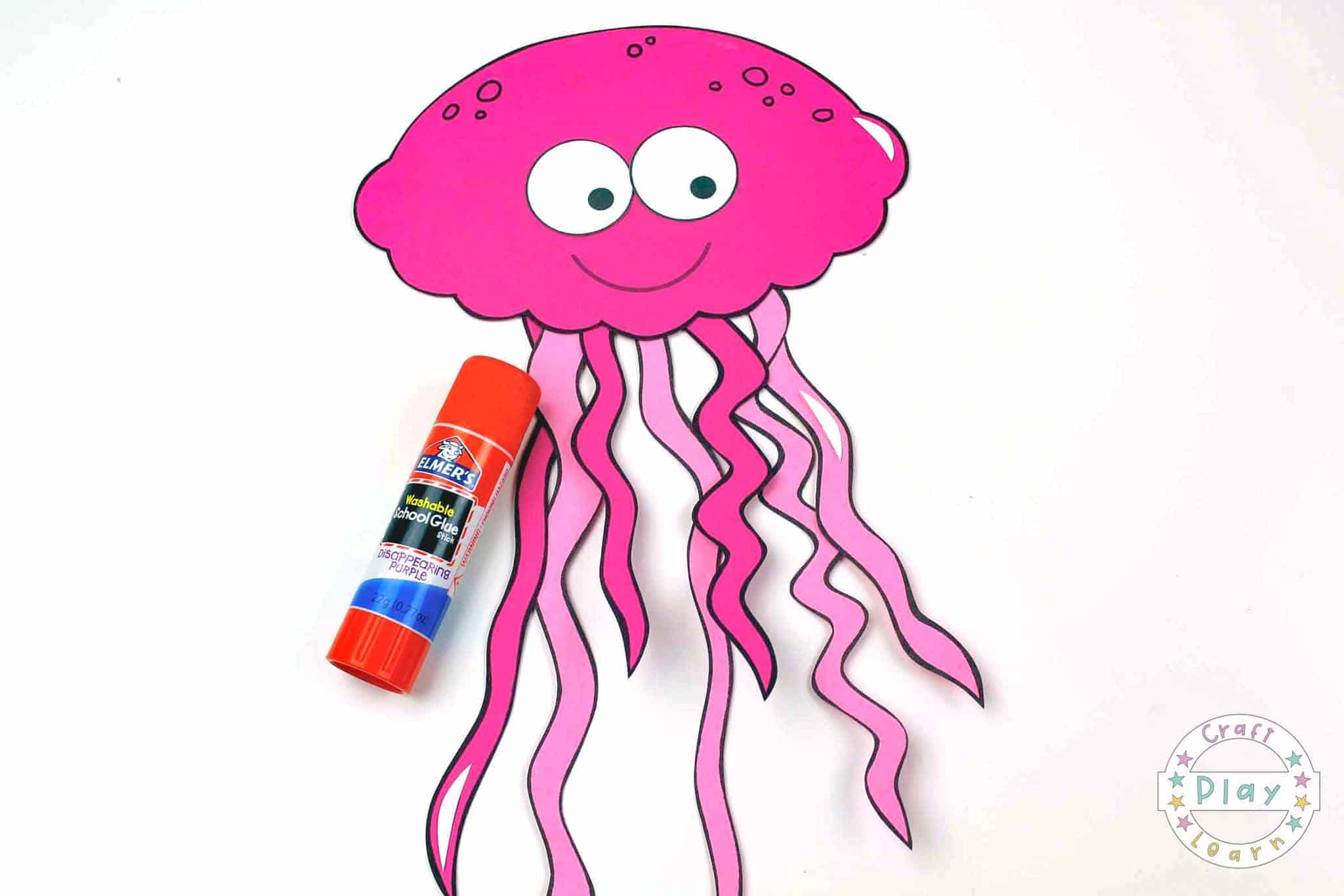 Jellyfish Art Project For Preschool Kids - Craft Play Learn By The ...