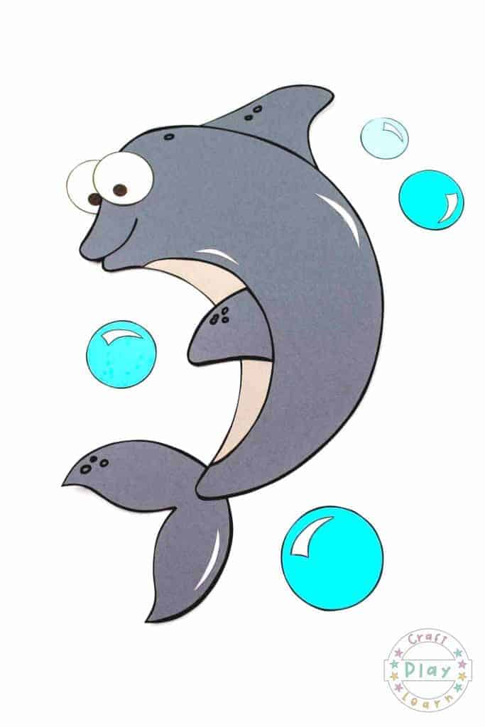 Cute Dolphin Art Project For Kids - Craft Play Learn