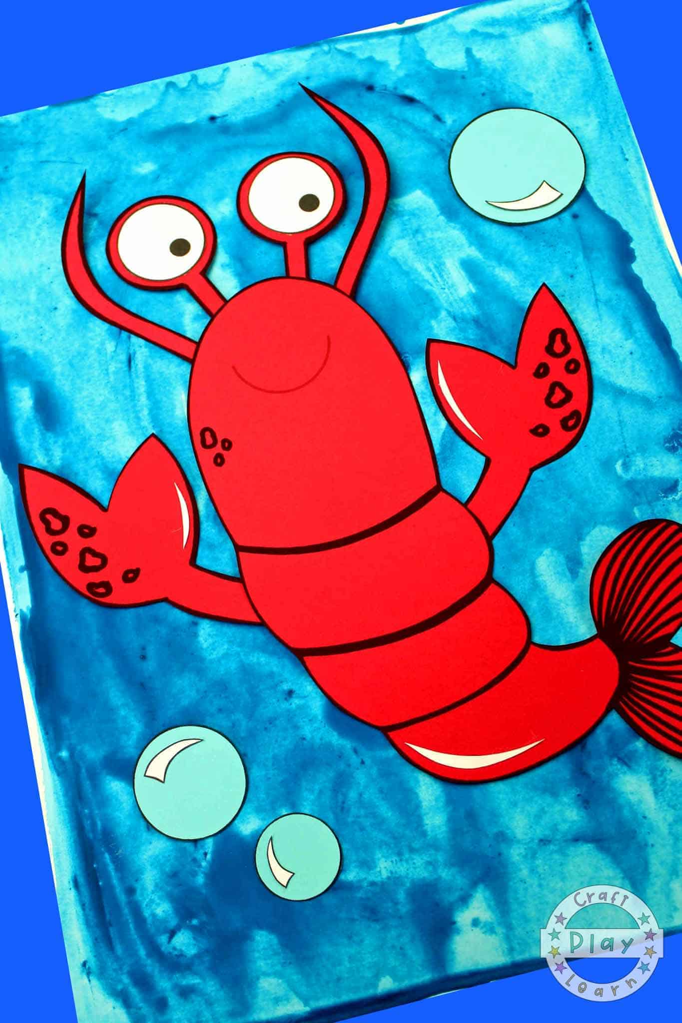 DIY Lobster Craft Kids Will Love - Craft Play Learn
