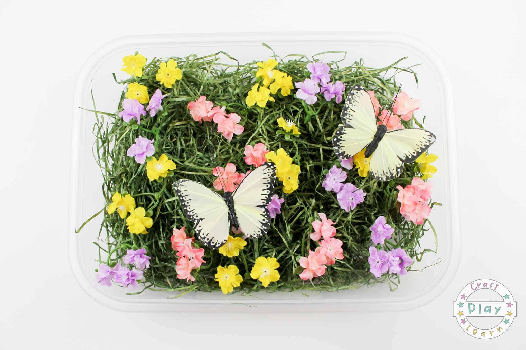 Butterfly Garden Sensory Activity - Craft Play Learn
