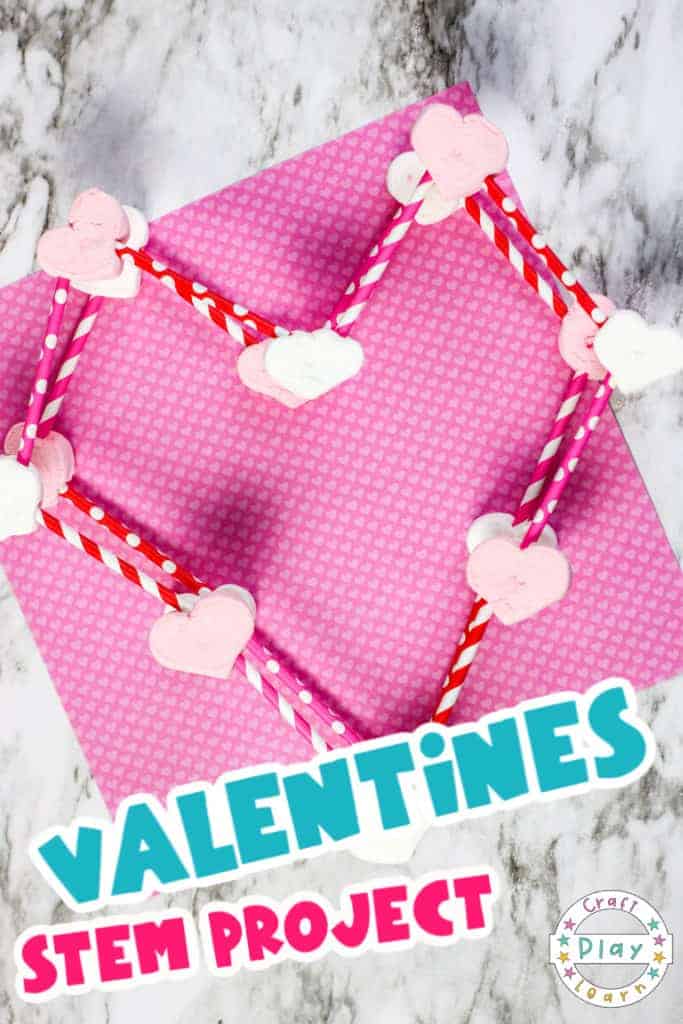 Valentine’s Day STEM Activities: 3 Dimensional Heart - Craft Play Learn