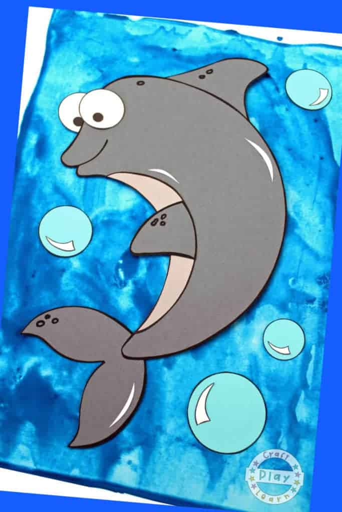 Cute Dolphin Art Project For Kids - Craft Play Learn